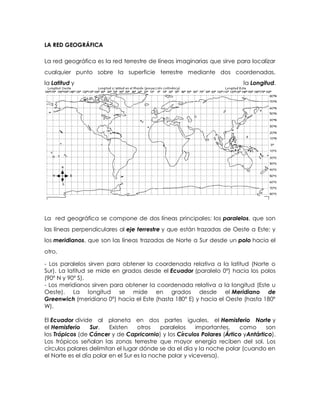 Coordenadas geograficas | PDF