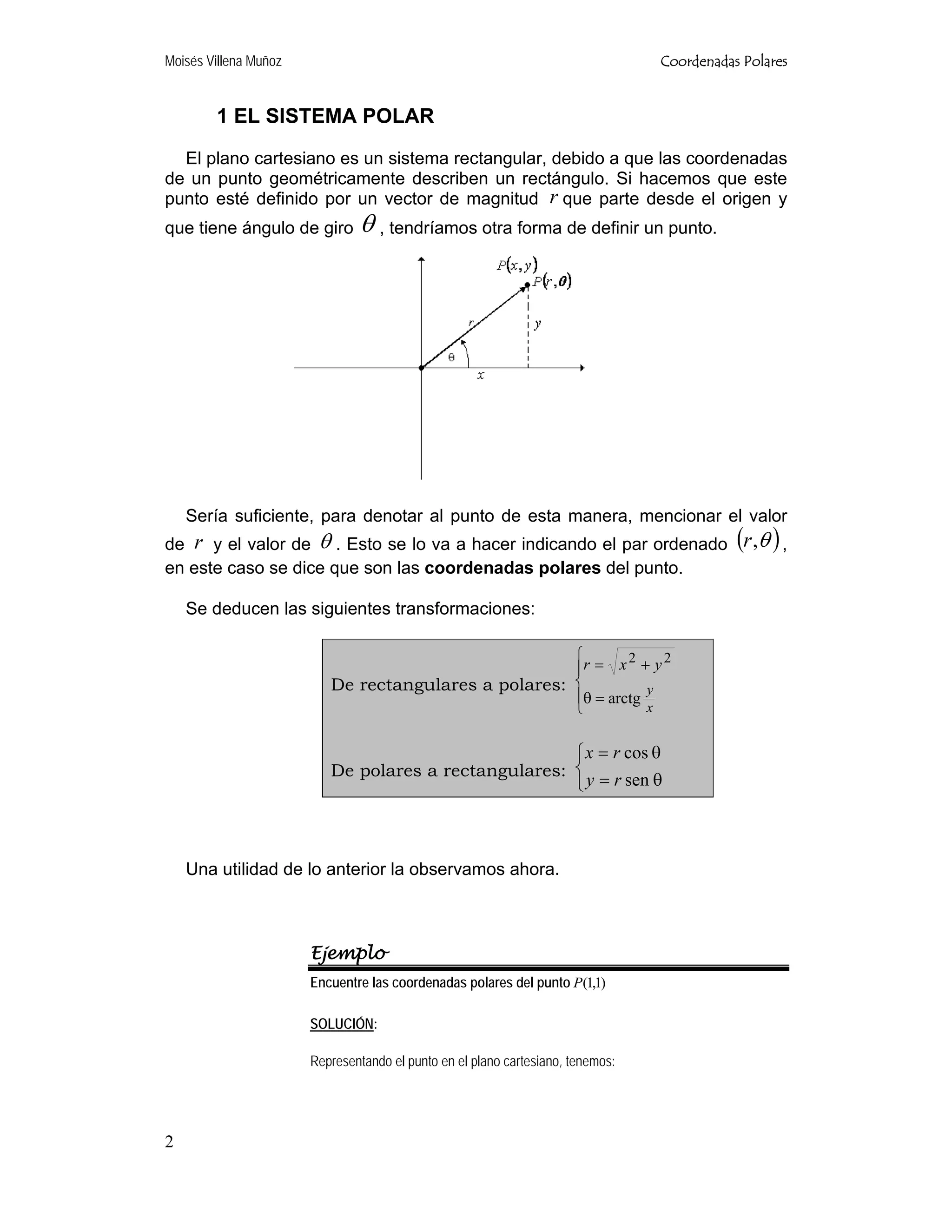 Coordenadas polares | PDF