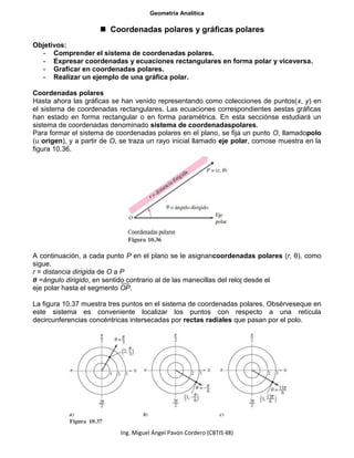 Coordenadas polares y gráficas polares | PDF