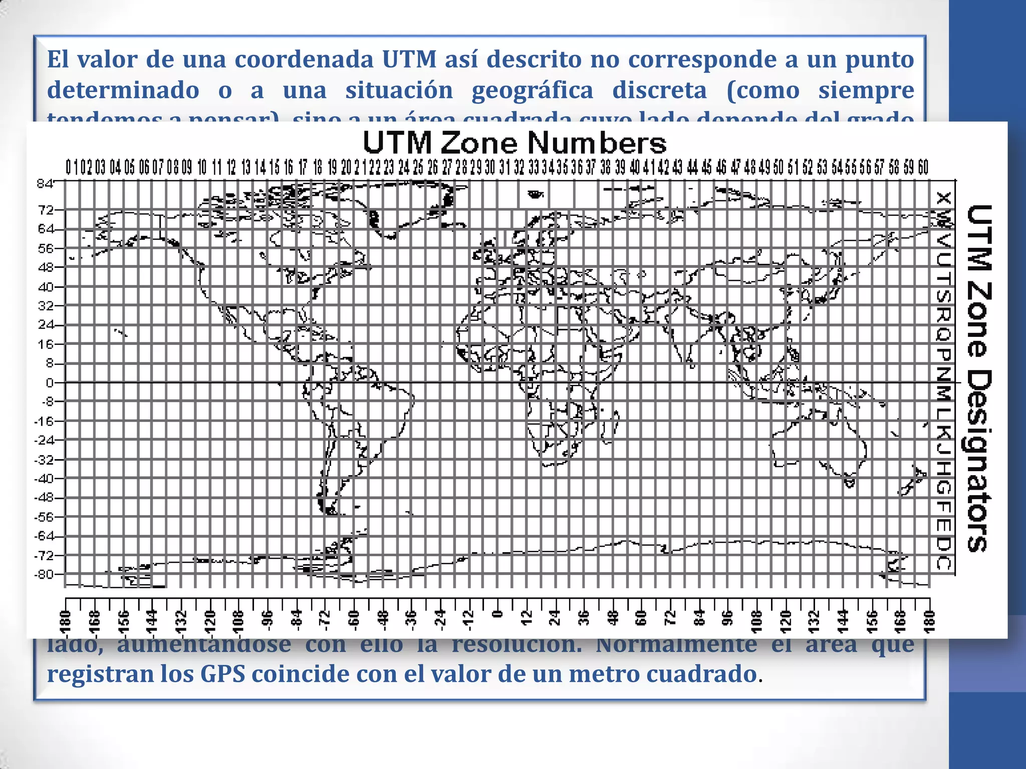 Coordenadas utm definitivo | PPTX