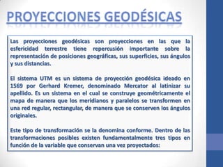 Coordenadas utm definitivo | PPTX