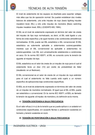 Coordinacion de aislamiento | DOCX