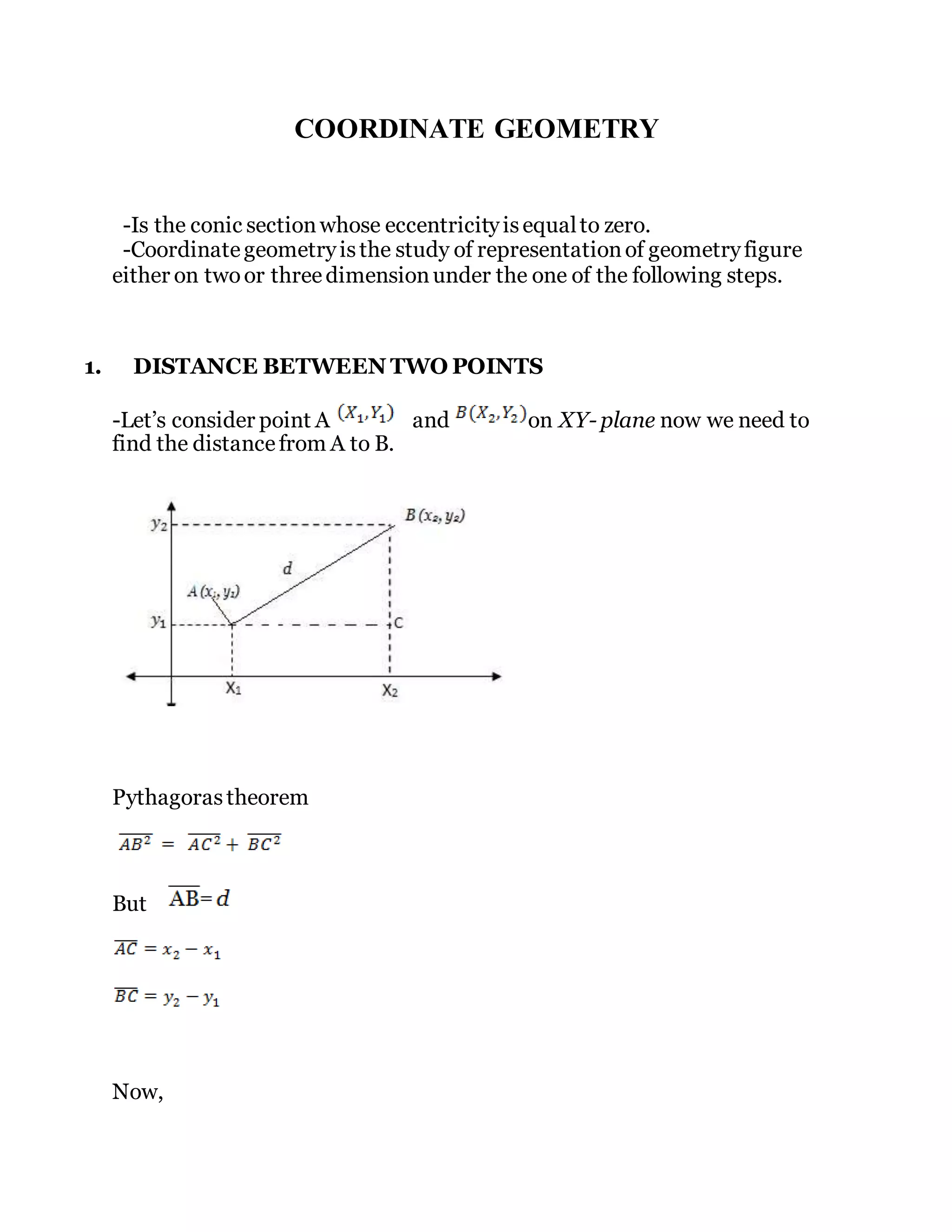 COORDINATE GEOMETRY | PDF