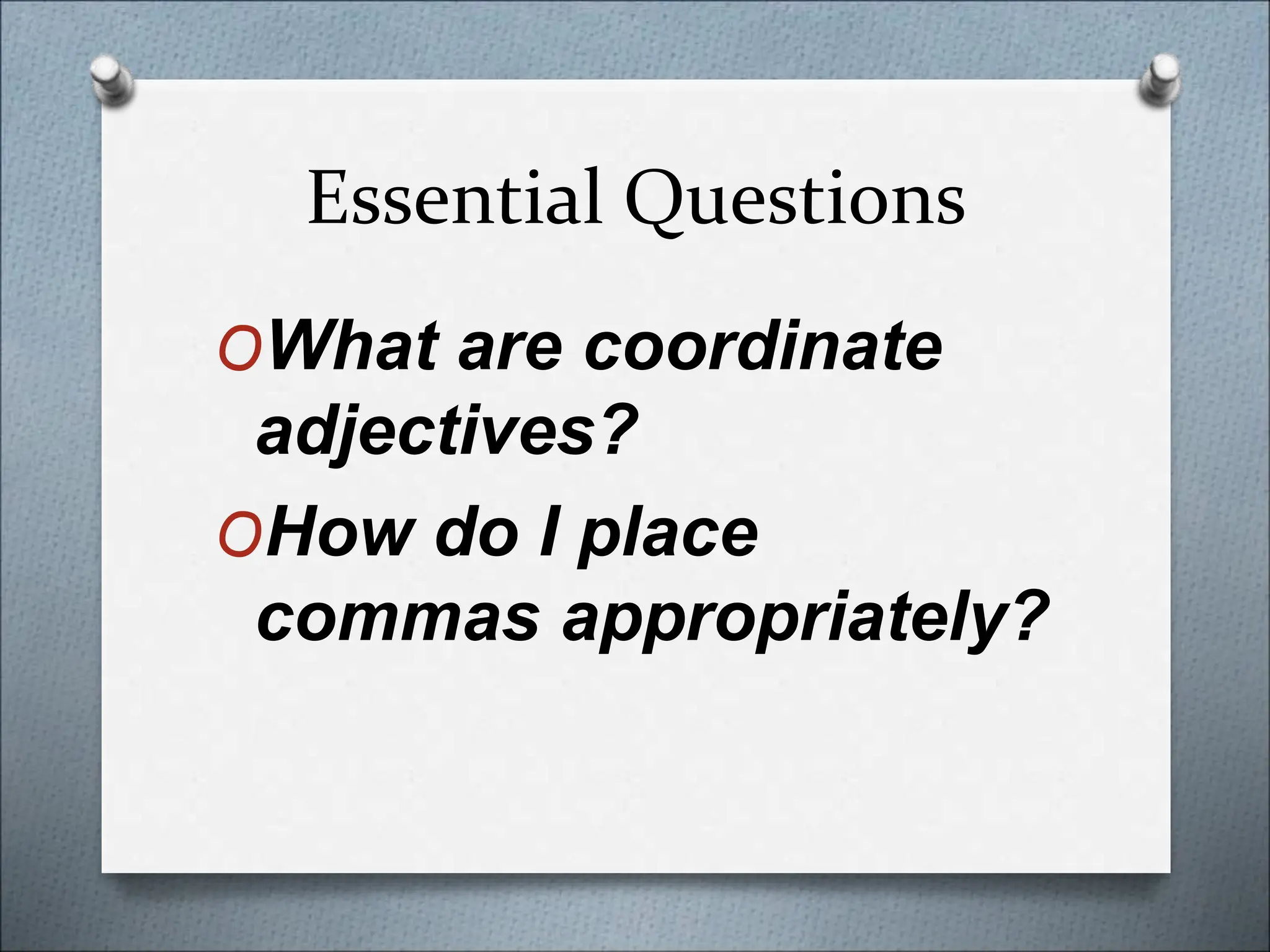 Coordinate adjectives.ppt