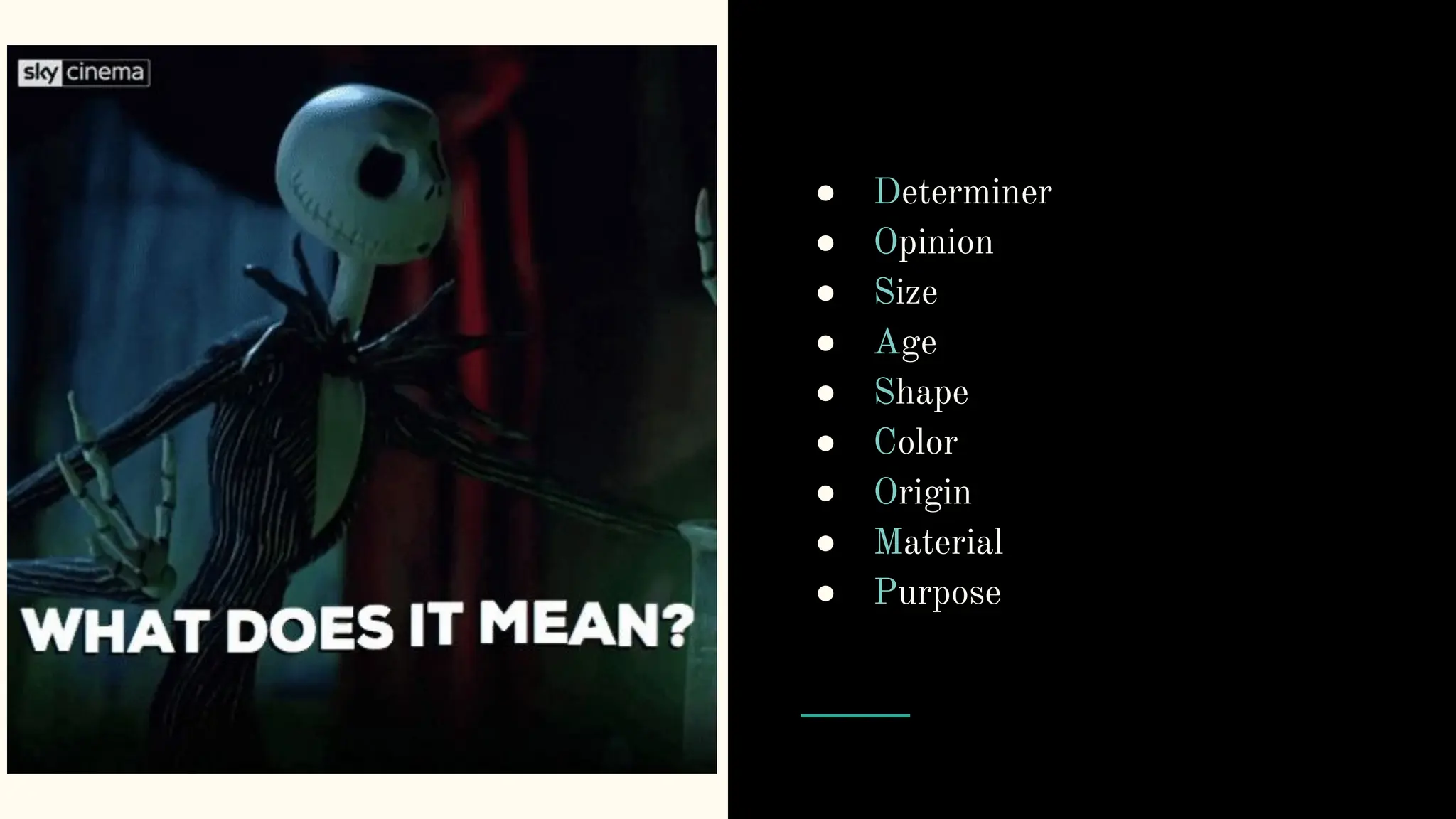 Coordinate adjectives Mini Lesson for middle school | PDF