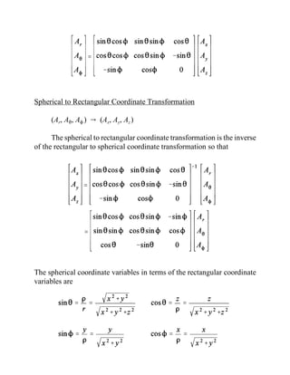 Coordinate and unit vector | PDF