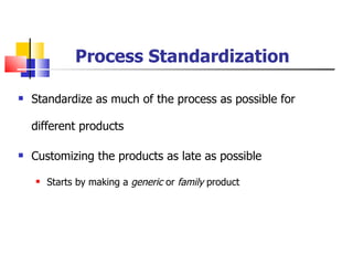 Coordinated Product And Supply Chain Design | PPT