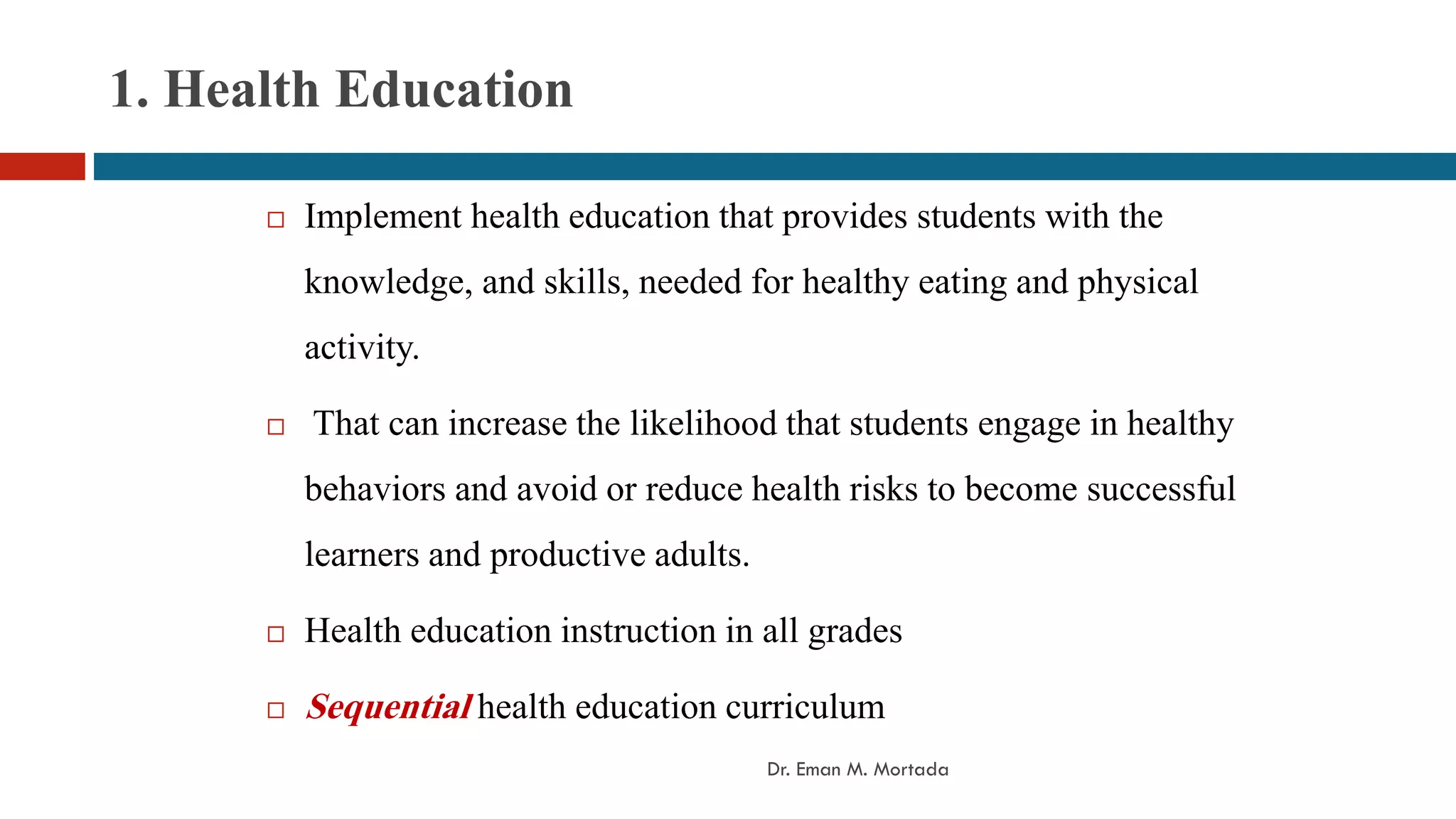 Coordinated school health program | PDF