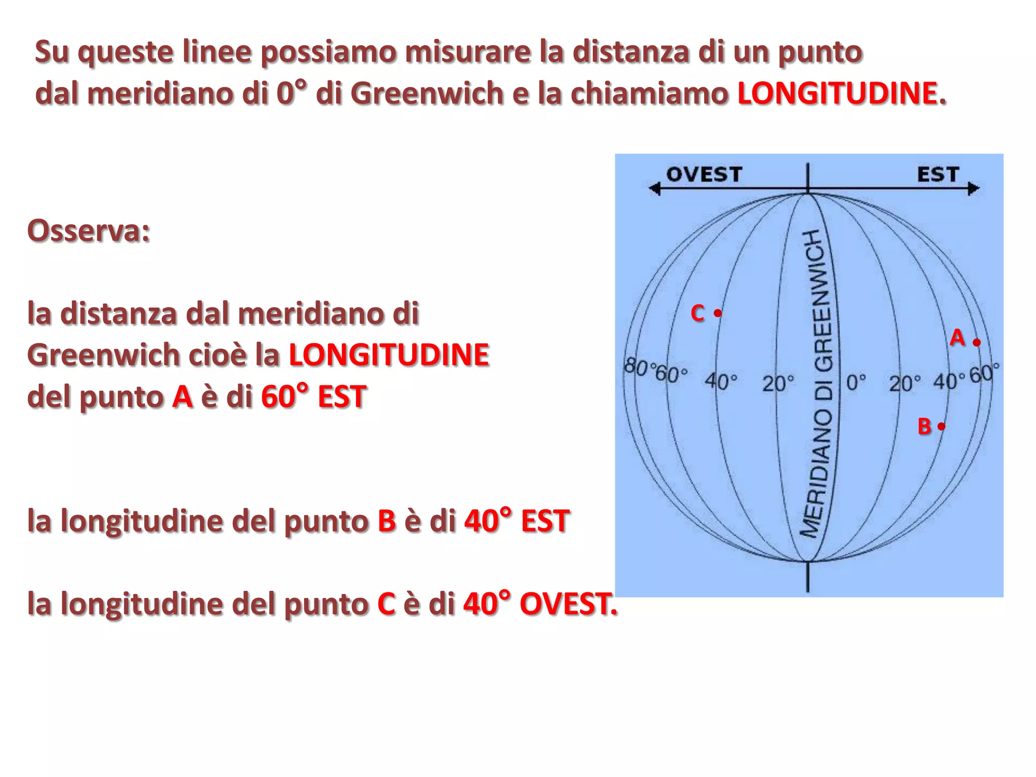 Paralleli, meridiani e coordinate geografiche | PDF