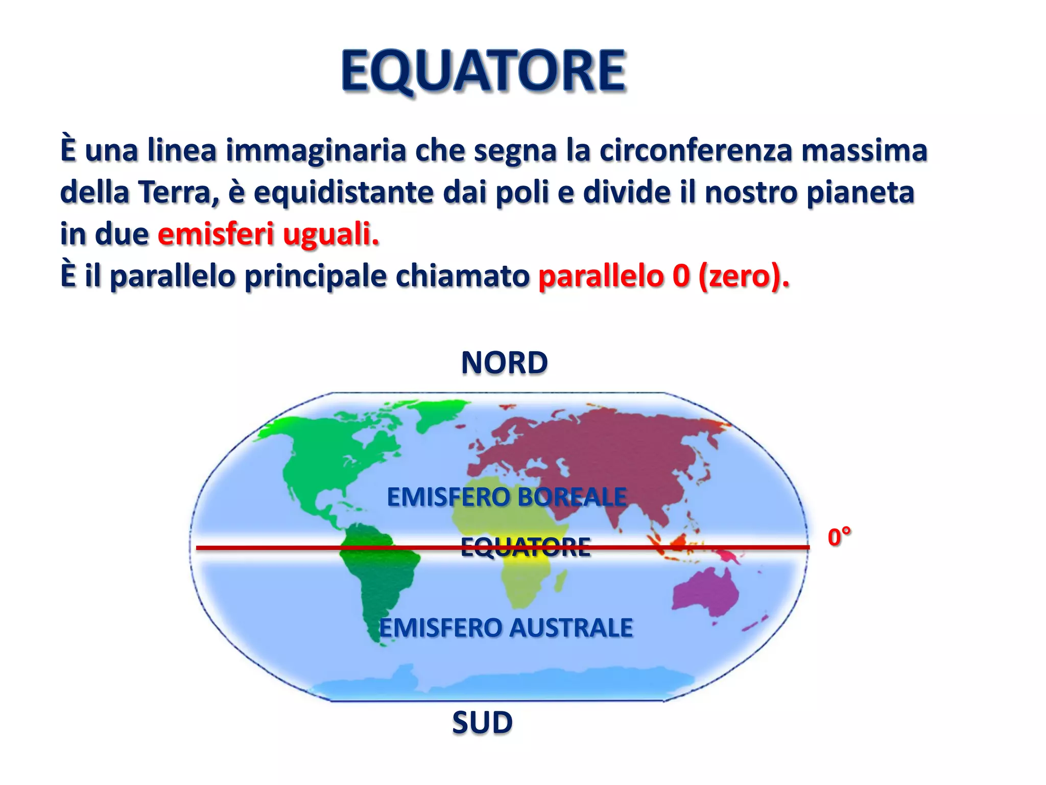 Paralleli, meridiani e coordinate geografiche | PDF
