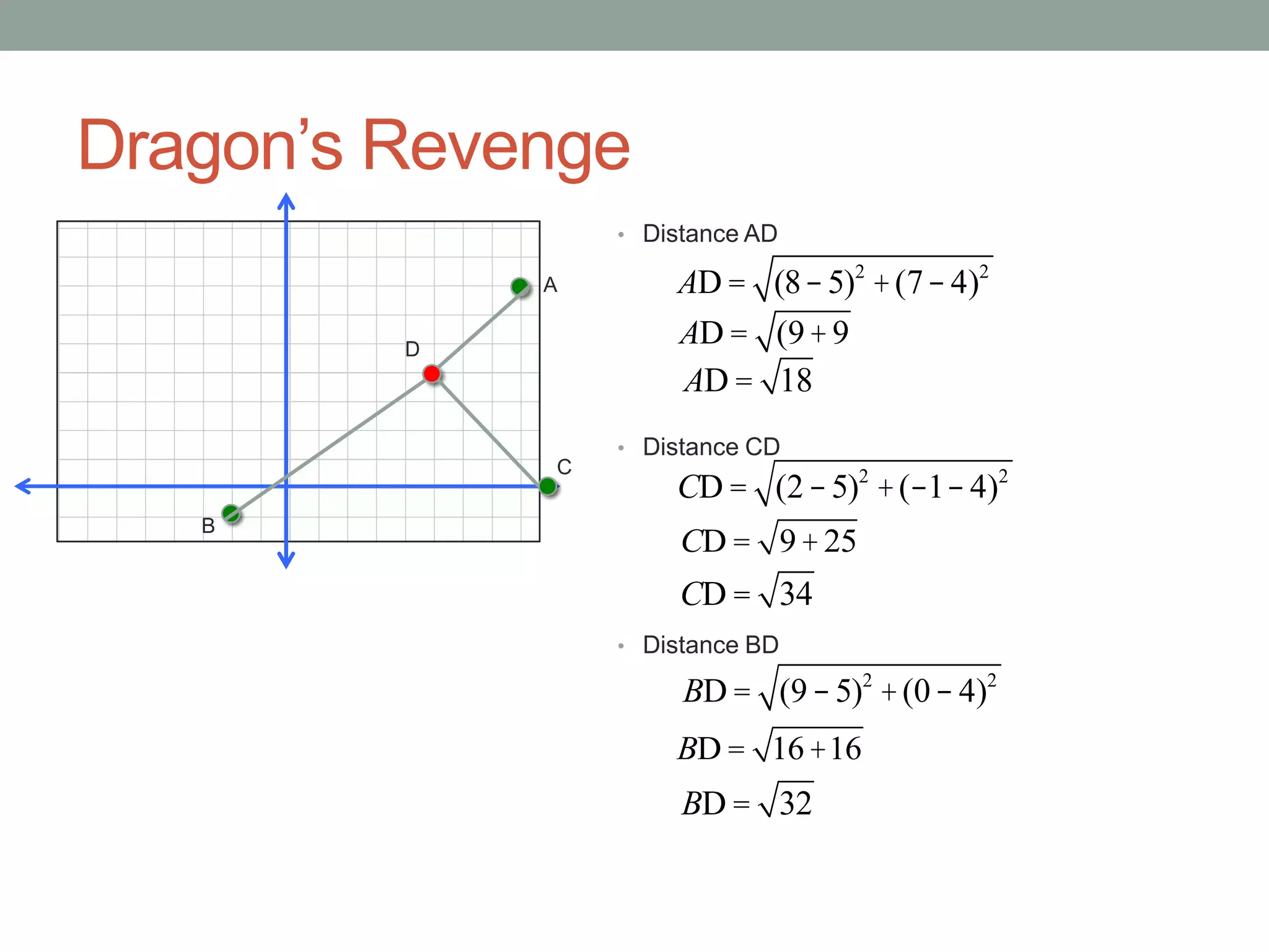 Coordinate Geometry - Distance | PPT