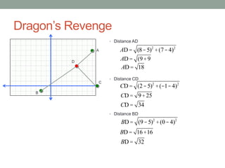 Coordinate Geometry - Distance | PPT