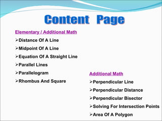 Coordinate geometry | PPT