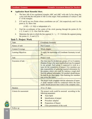 Coordinate geometry | PDF | Educational Assessment | Education