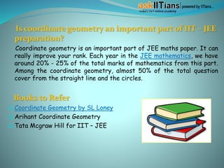 IIT JEE Coordinate Geometry- Preparation Tips to Practical Applications ...