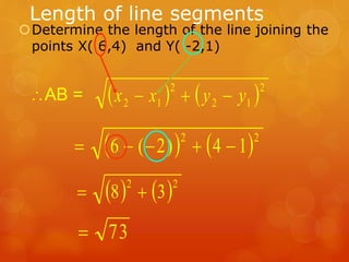 Coordinate geometry | PPTX