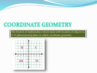Coordinate geometry | PPTX