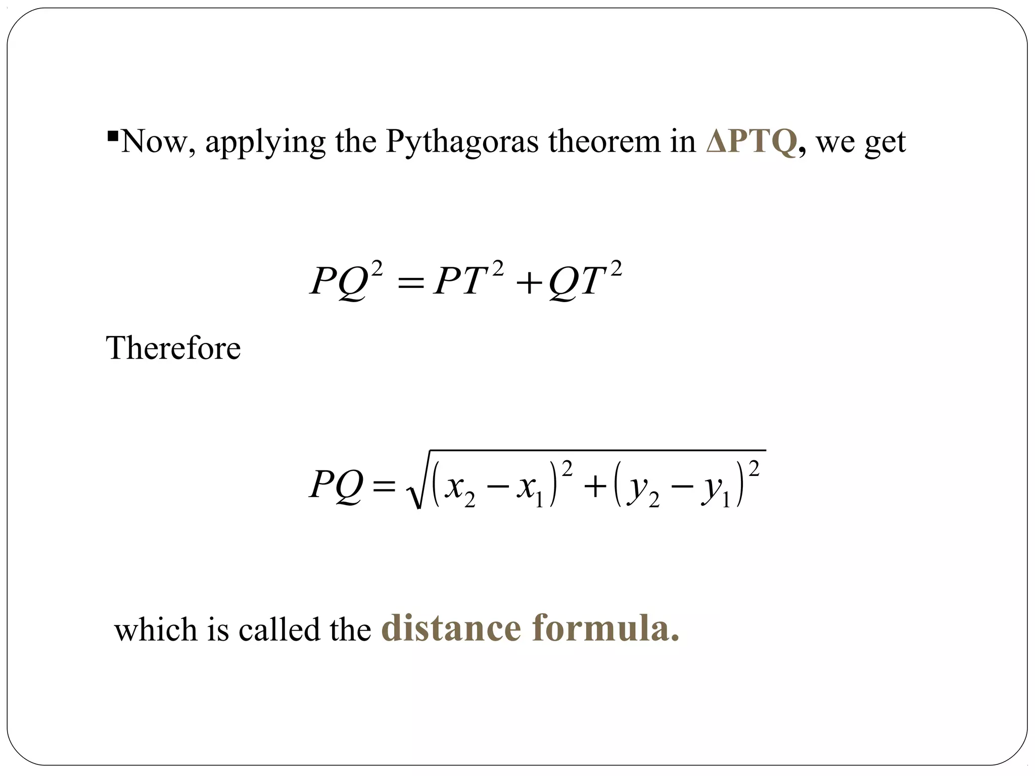 CLASS X MATHS Coordinate geometry | PPT