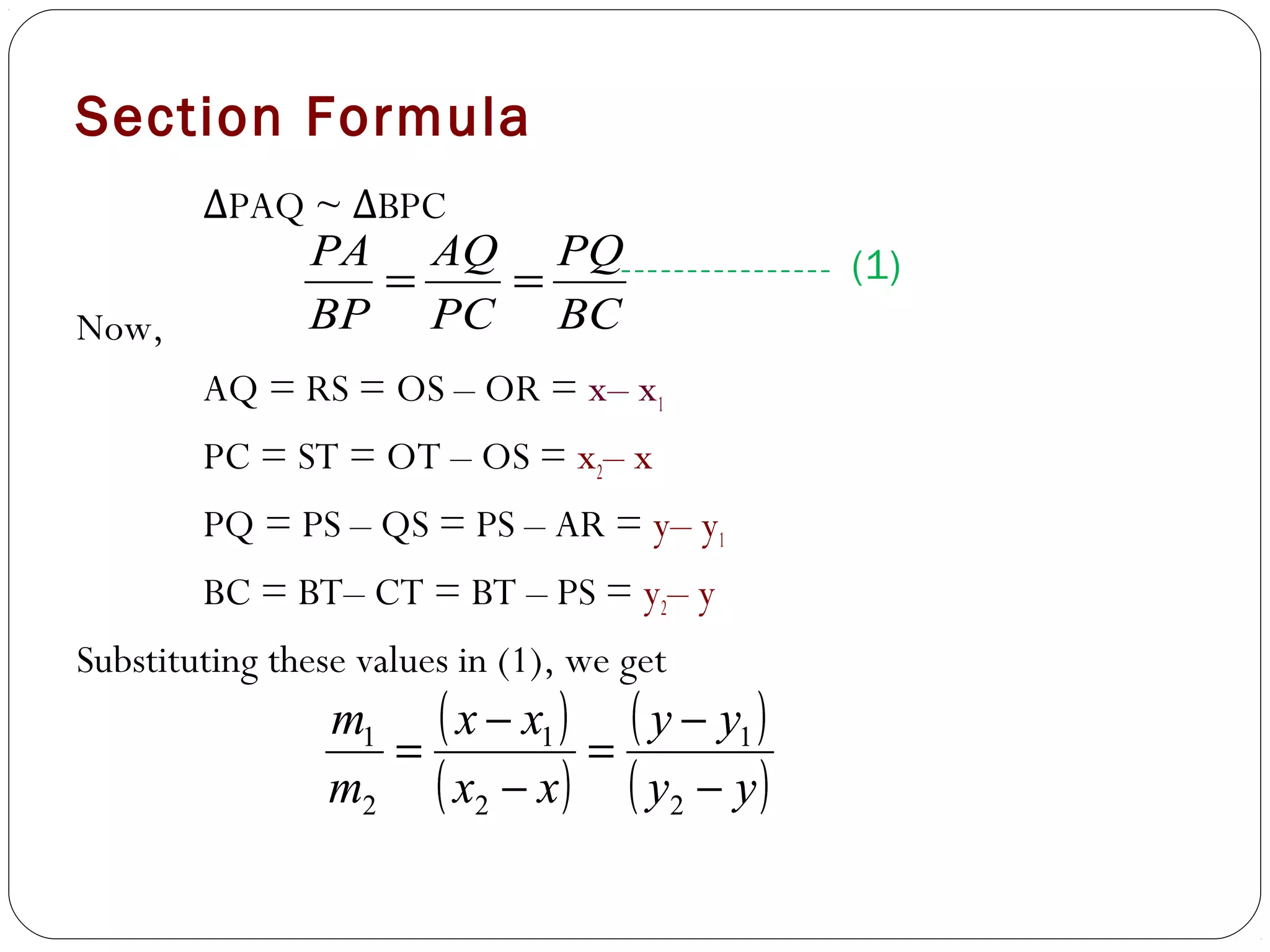 CLASS X MATHS Coordinate geometry | PPT