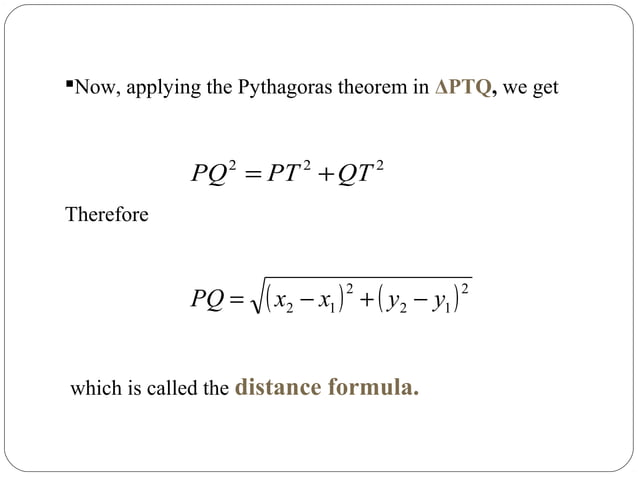 CLASS X MATHS Coordinate geometry | PPT | Geography | Science