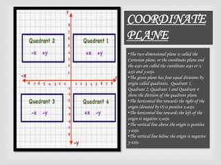 Coordinate geometry | PPTX