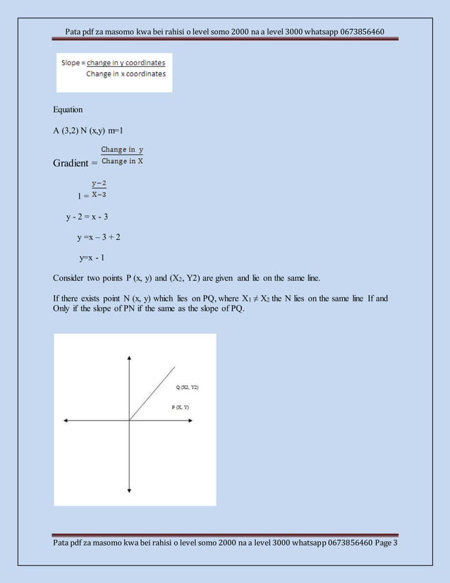 Coordinate geometry | PDF