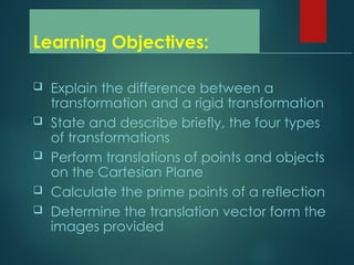 Coordinate Geometry- Plotting points, the cartesian plane and quadrants ...