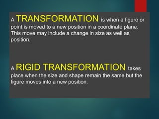 Coordinate Geometry- Plotting points, the cartesian plane and quadrants ...