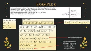 COORDINATE GEOMETRY (7.4 Equations of Loci).pptx