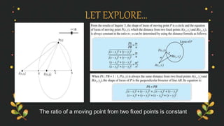 COORDINATE GEOMETRY (7.4 Equations of Loci).pptx