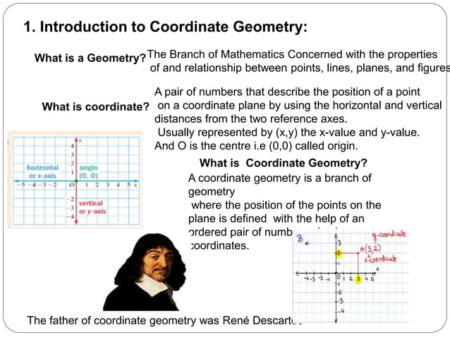 Coordinate geometry 9 grade | PPTX