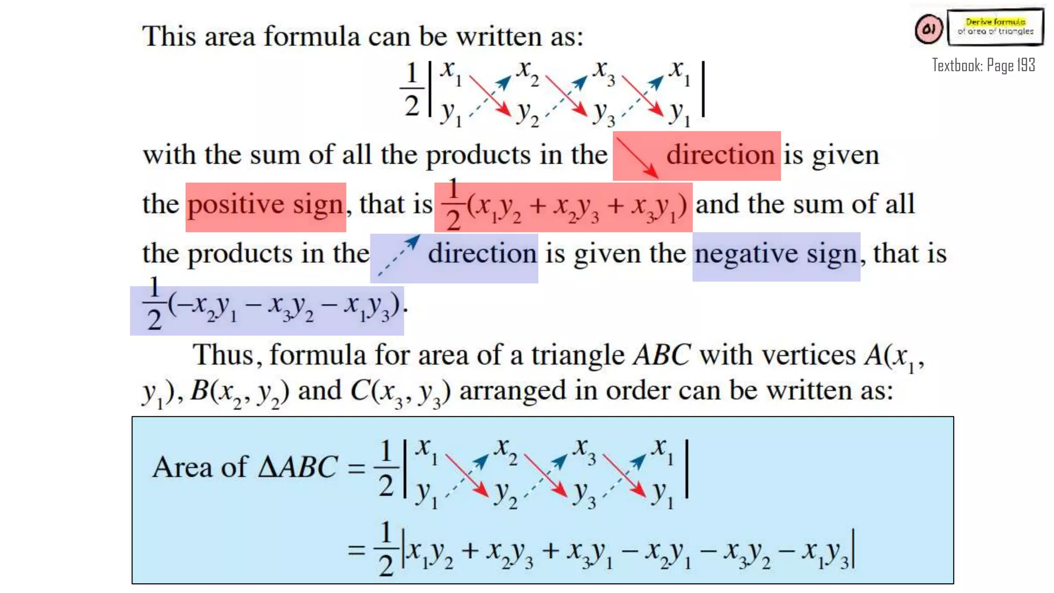 COORDINATE GEOMETRY (Area of Polygons).pptx