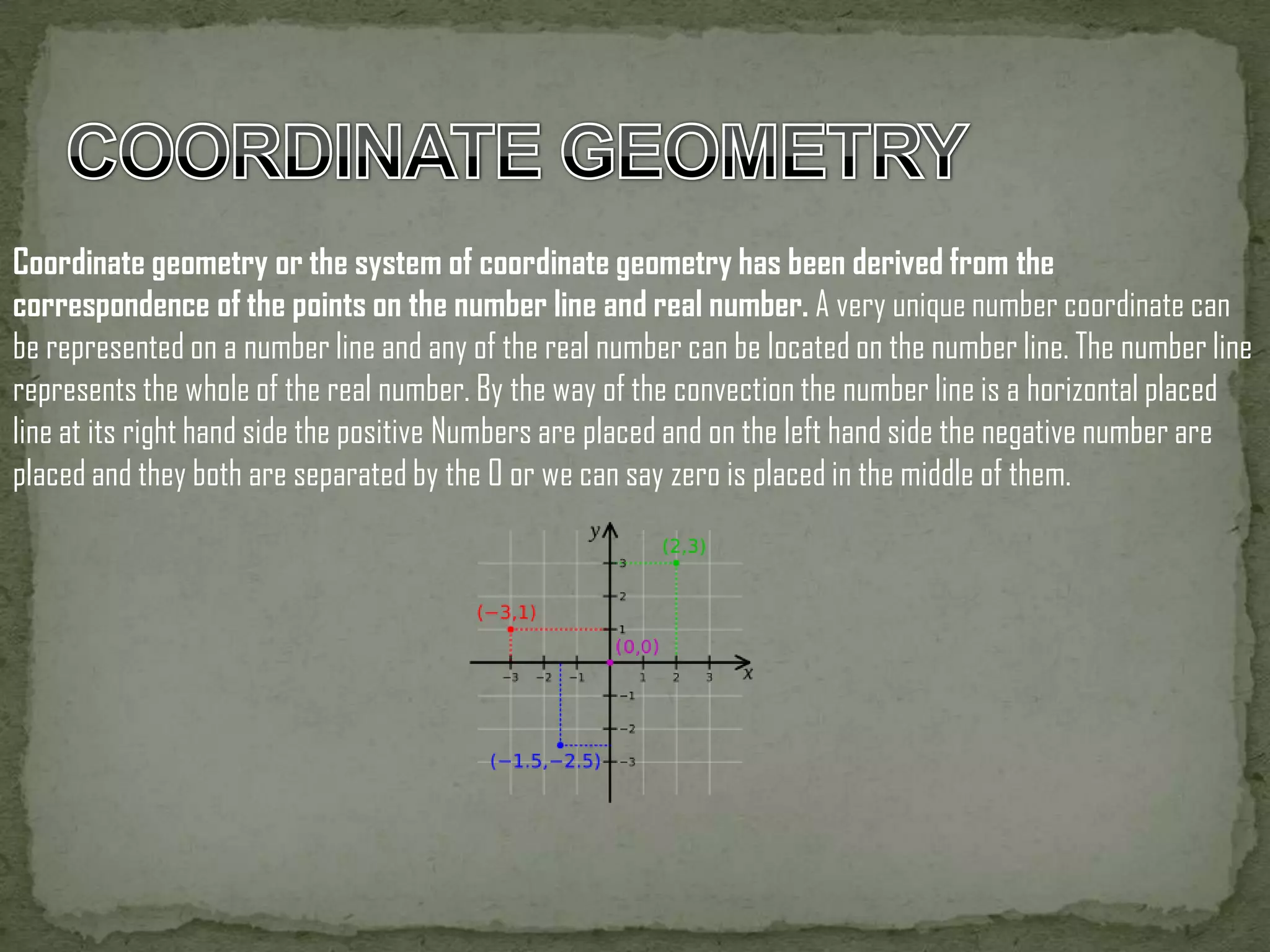 Coordinate goemetry | PPTX