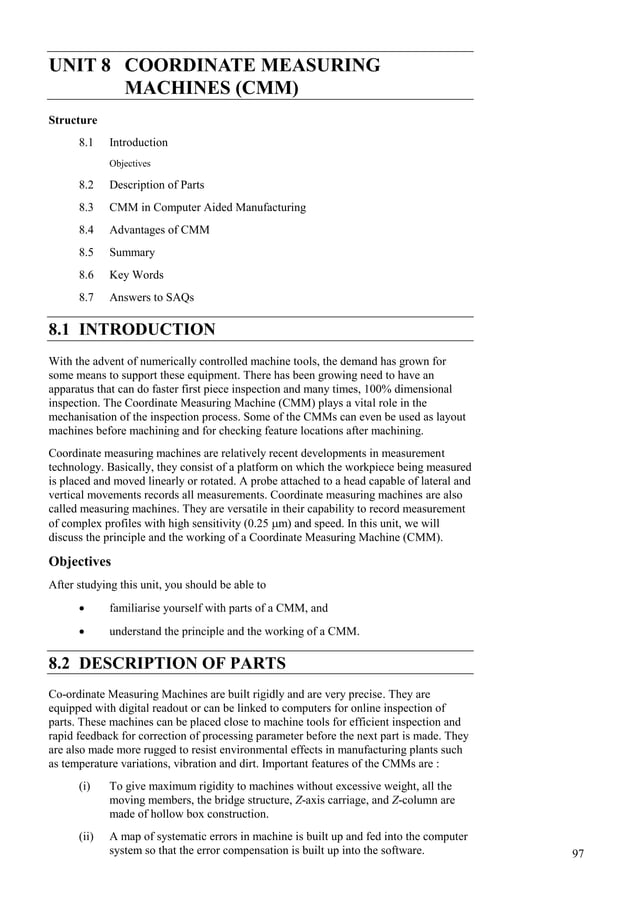 Coordinate measuring machine | PDF