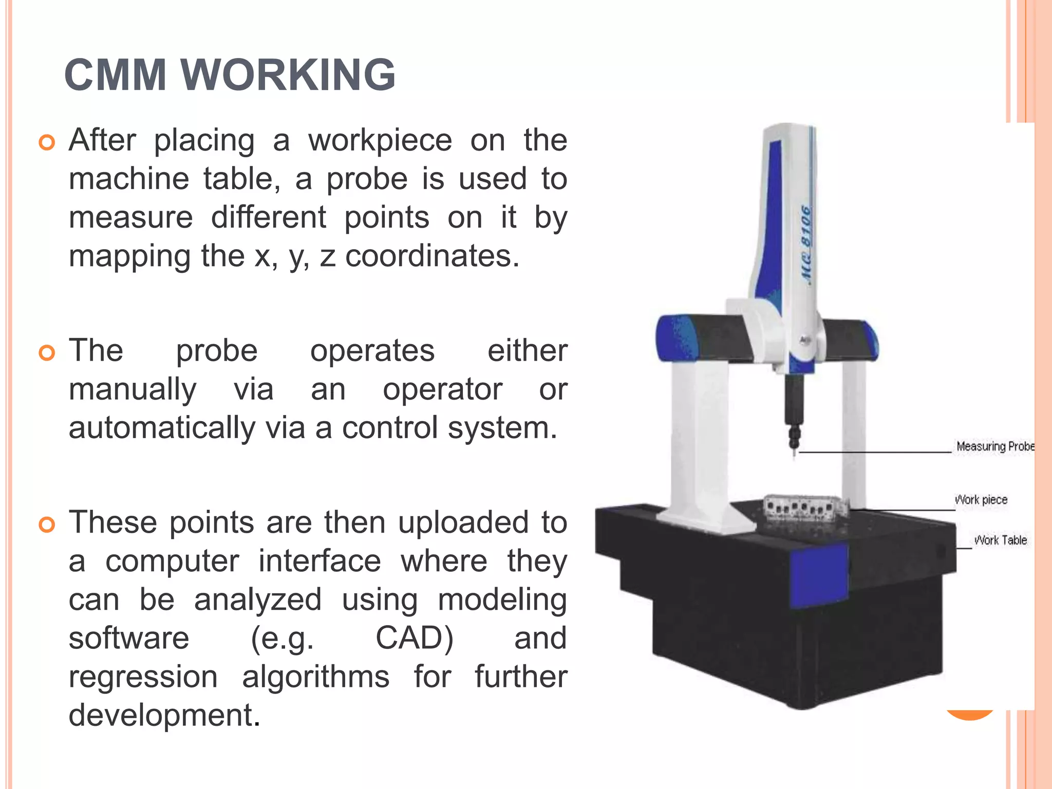 Coordinate Measuring Machine(CMM) | PPTX