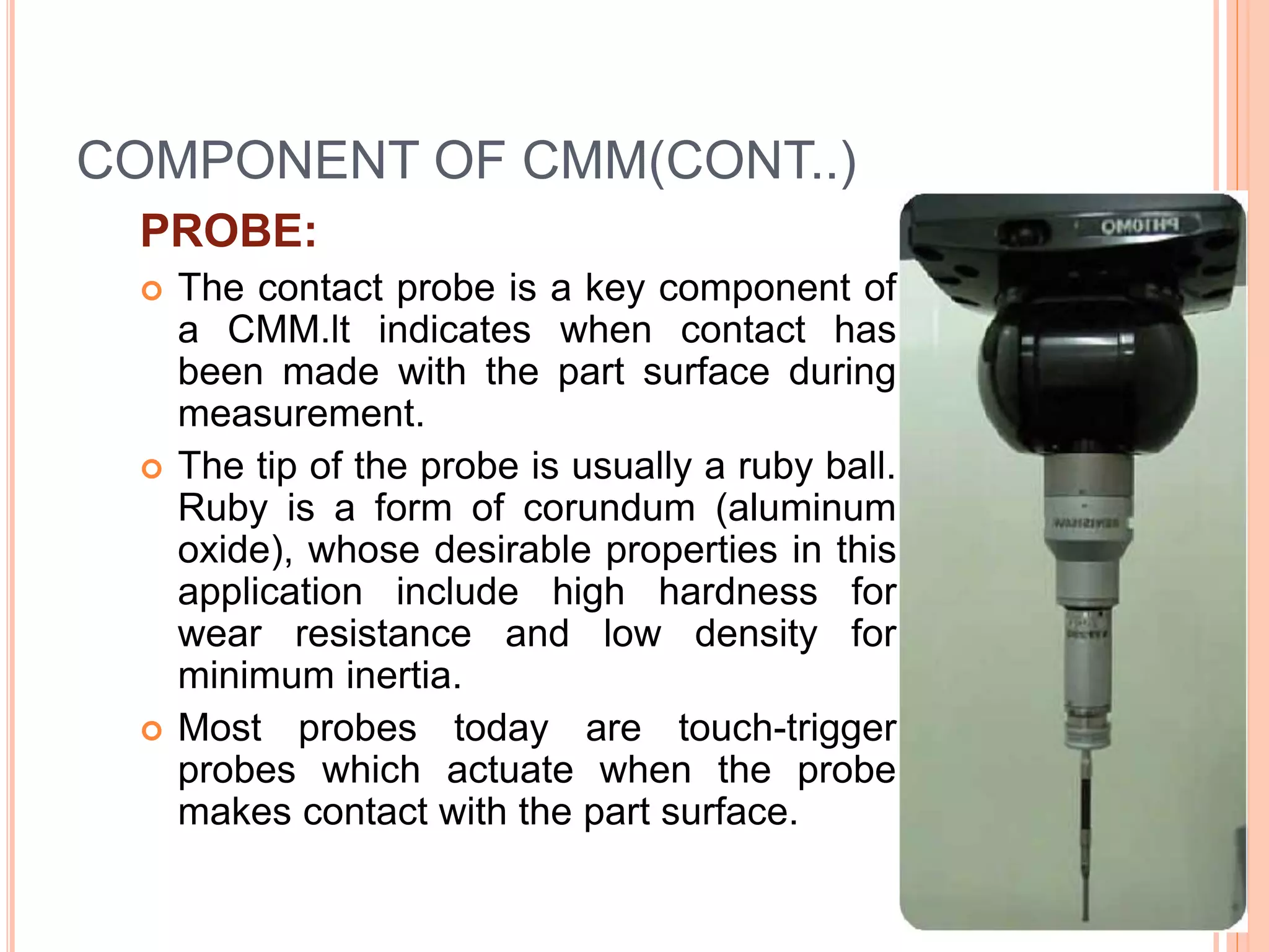 Coordinate Measuring Machine(CMM) | PPTX
