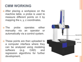 Coordinate Measuring Machine(CMM) | PPTX