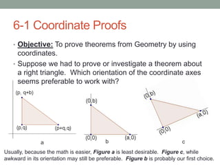 Coordinate proofs | PPTX