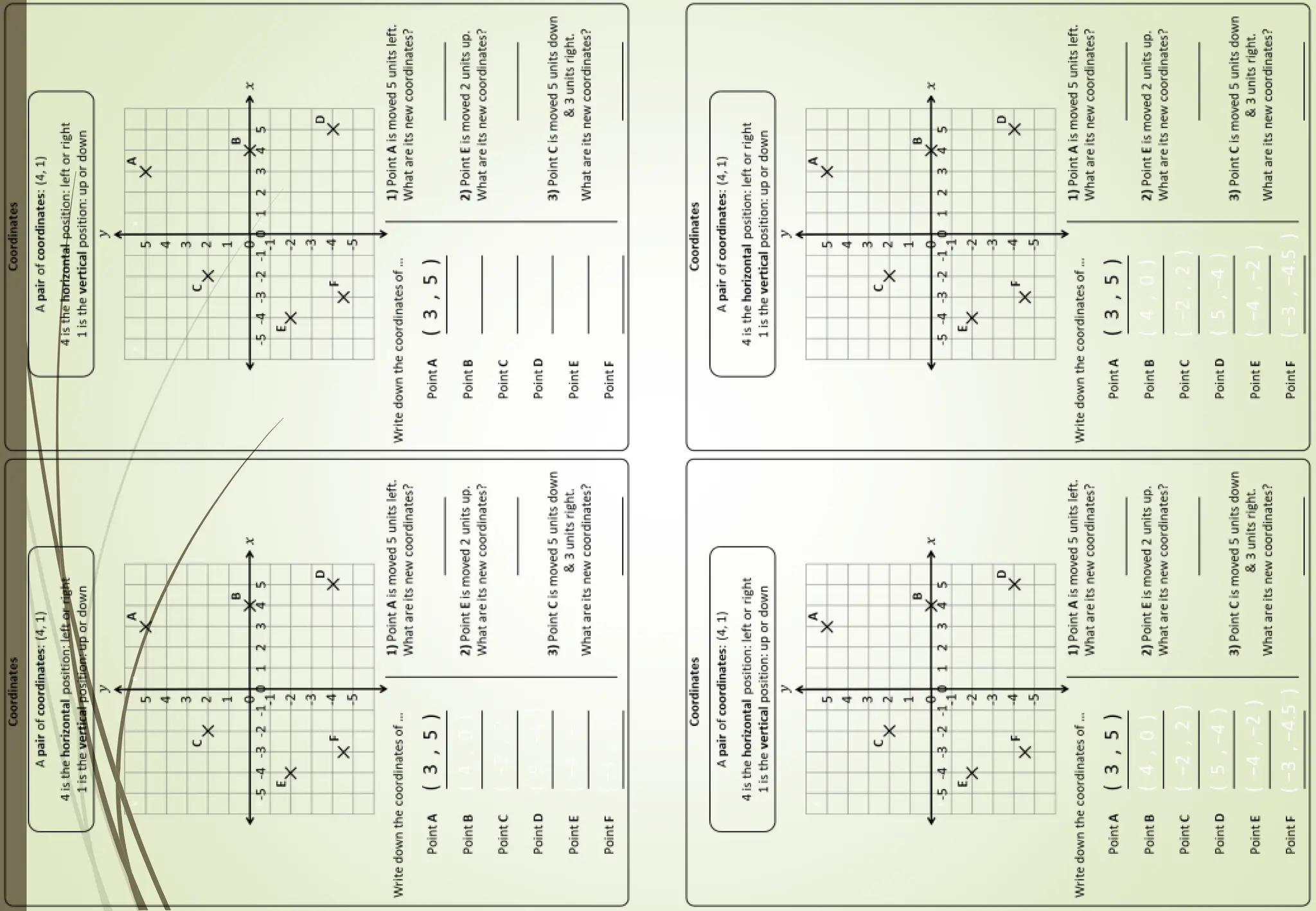 Cartesian Coordinate System Pptx Geography Science