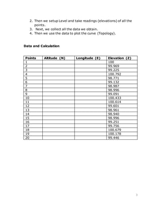 Coordinates (Surveying) - Report | DOCX