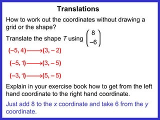 Coordinates and translations | PPT