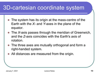 Coordinates system engineering | PPT