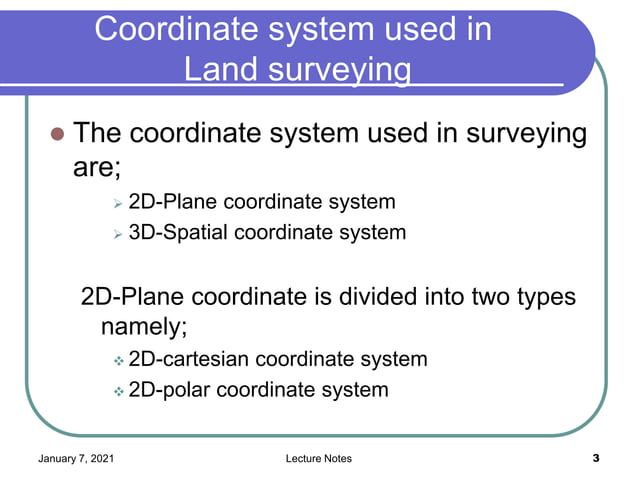 Coordinates system engineering | PPT
