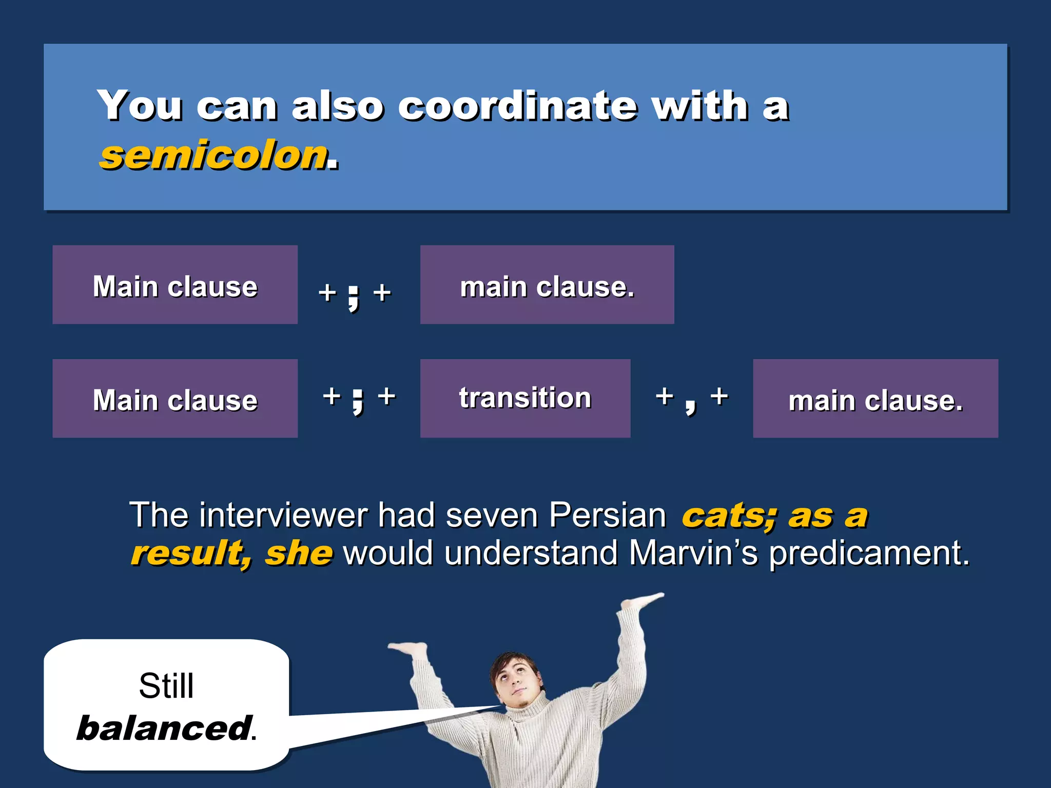 Coordinate subordinate | PPT