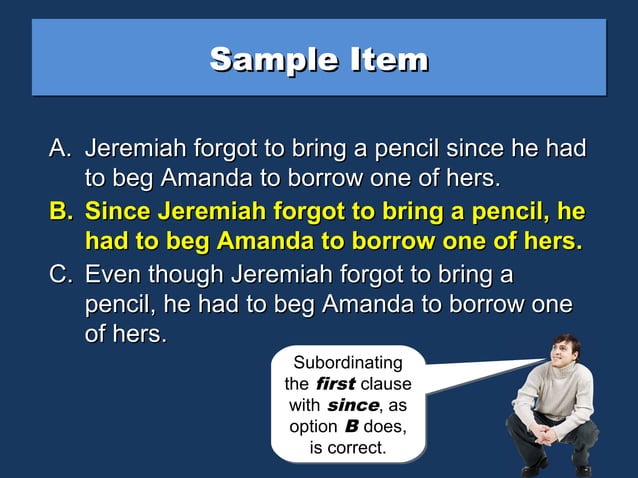 Coordinate subordinate ppt | PPT