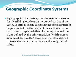 Coordinate system Geographical coordinate system | PPTX