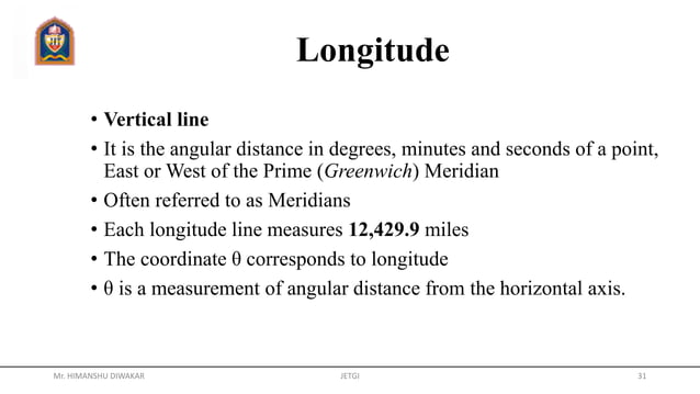 Coordinate System 1st Ppt