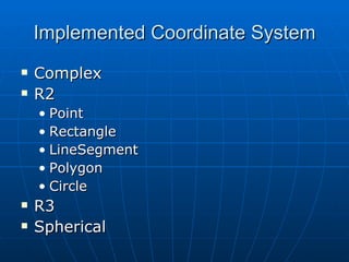 Coordinate Systems | PPT