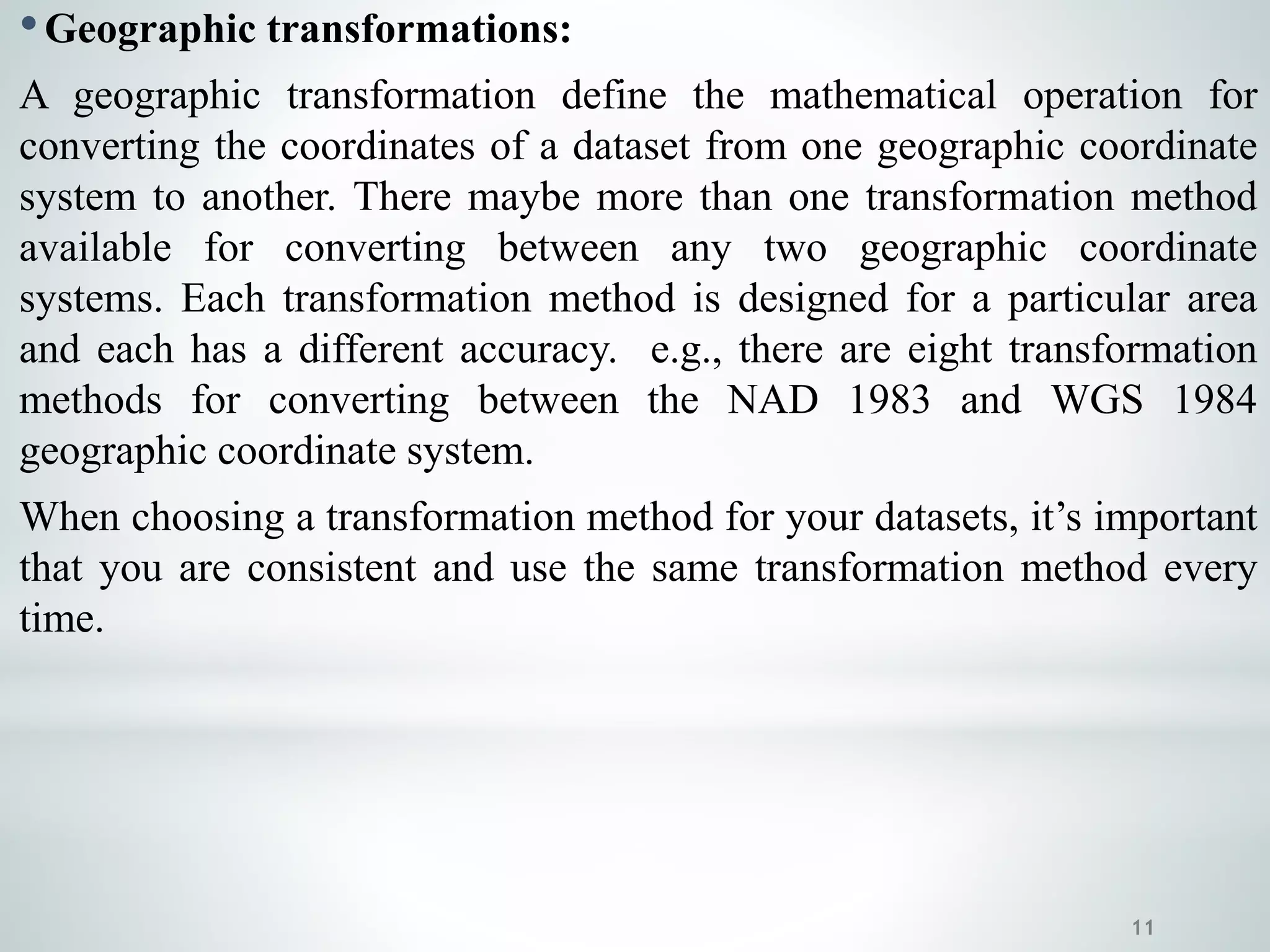 Coordinate systems | PPTX