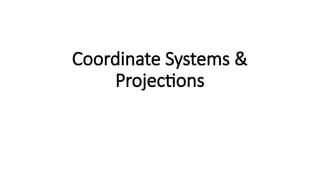 Coordinate Systems and South African Coordinate Systems | PPT